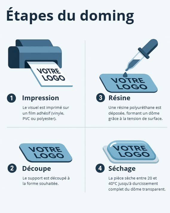 Doming : Définition - tout savoir sur cette technique d'impression